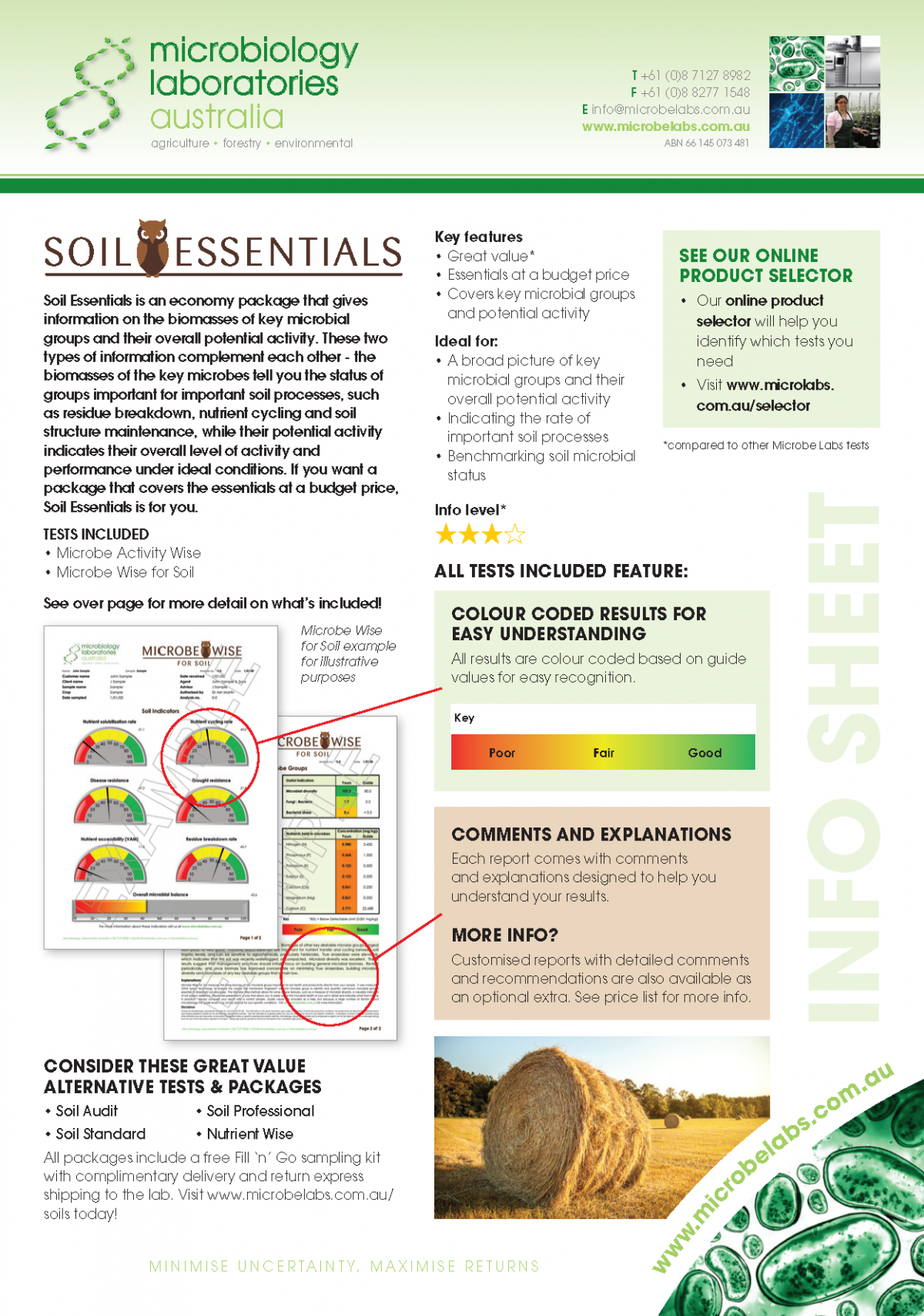 Soil Essentials - with Sampling Kit - Microbiology Laboratories Australia