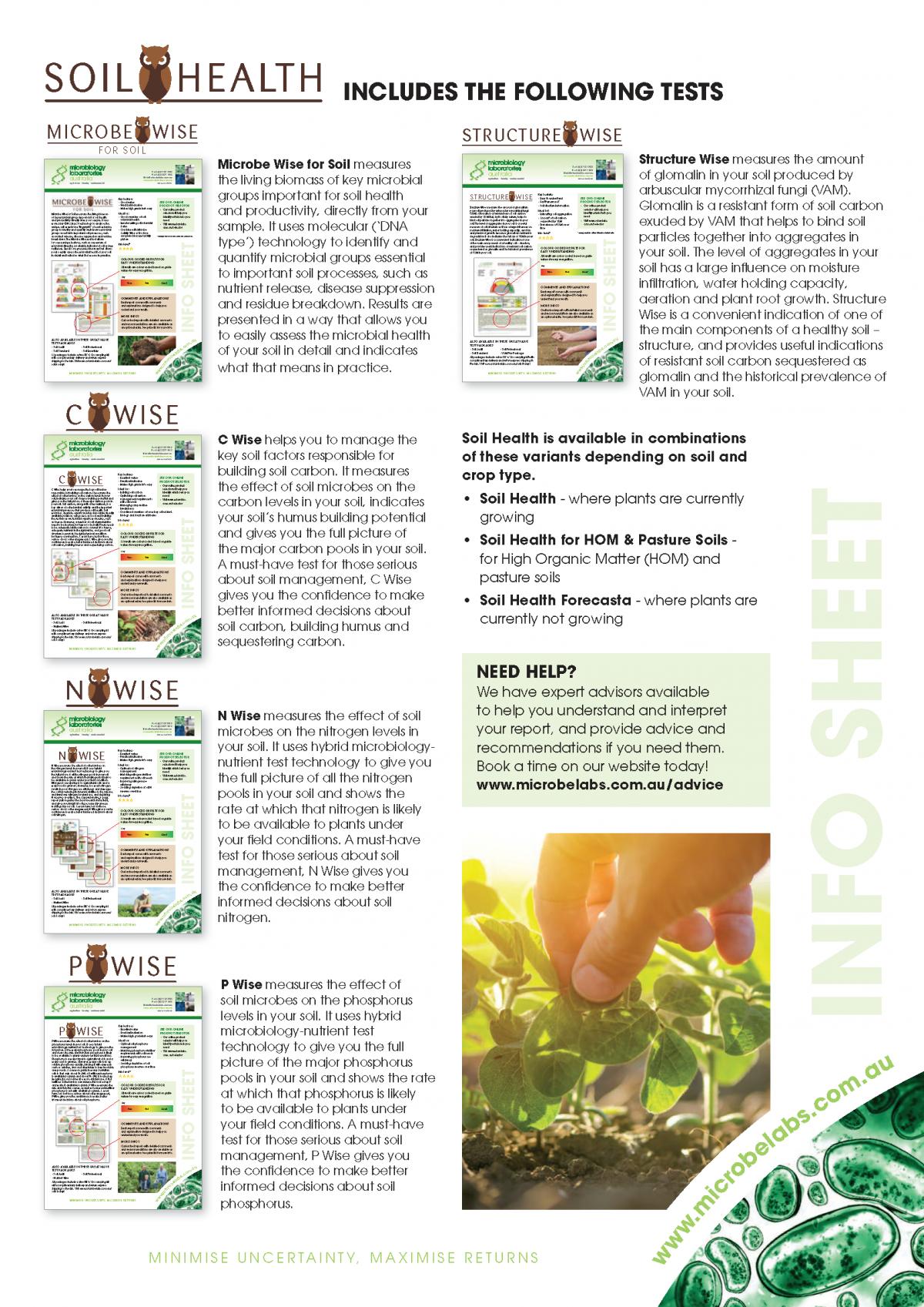 Soil Health - with Sampling Kit - Microbiology Laboratories Australia